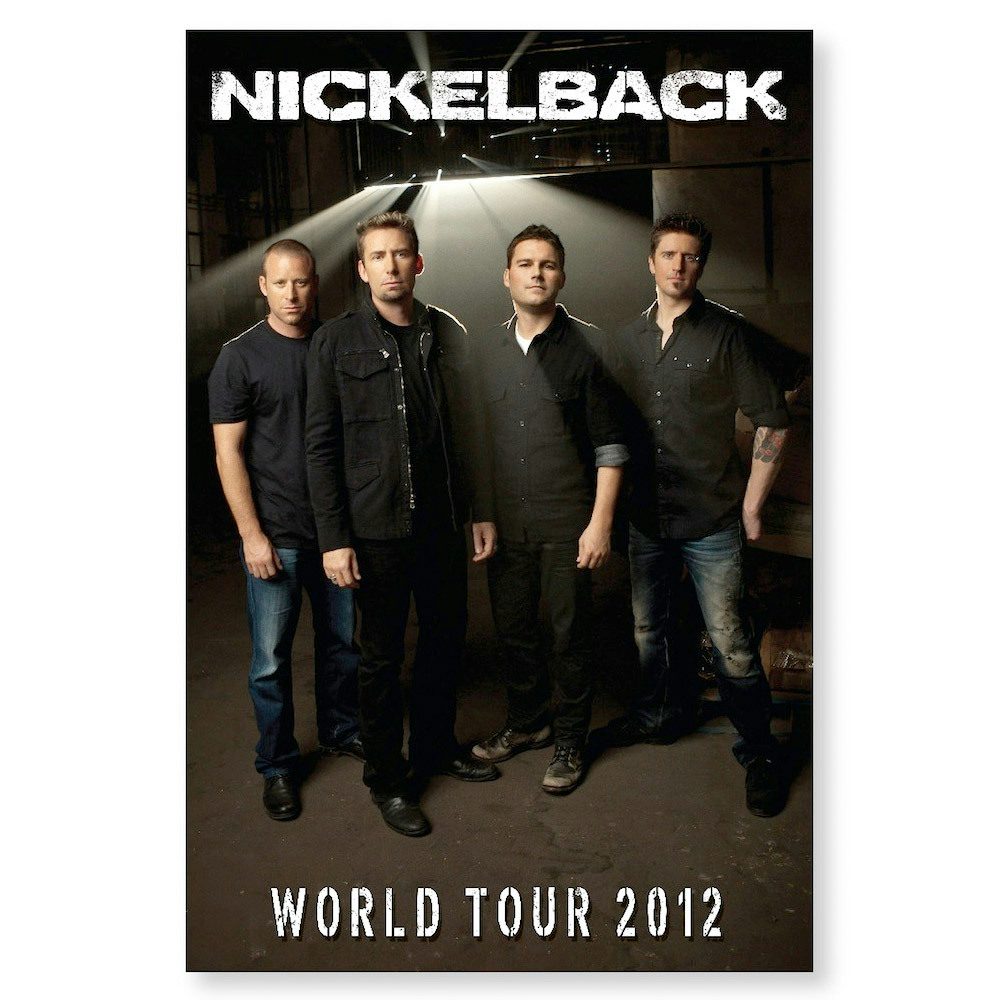 Nickelback Band Photo Tour Poster