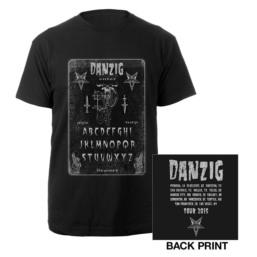 Danzig Ouija Board Itinerary 2015