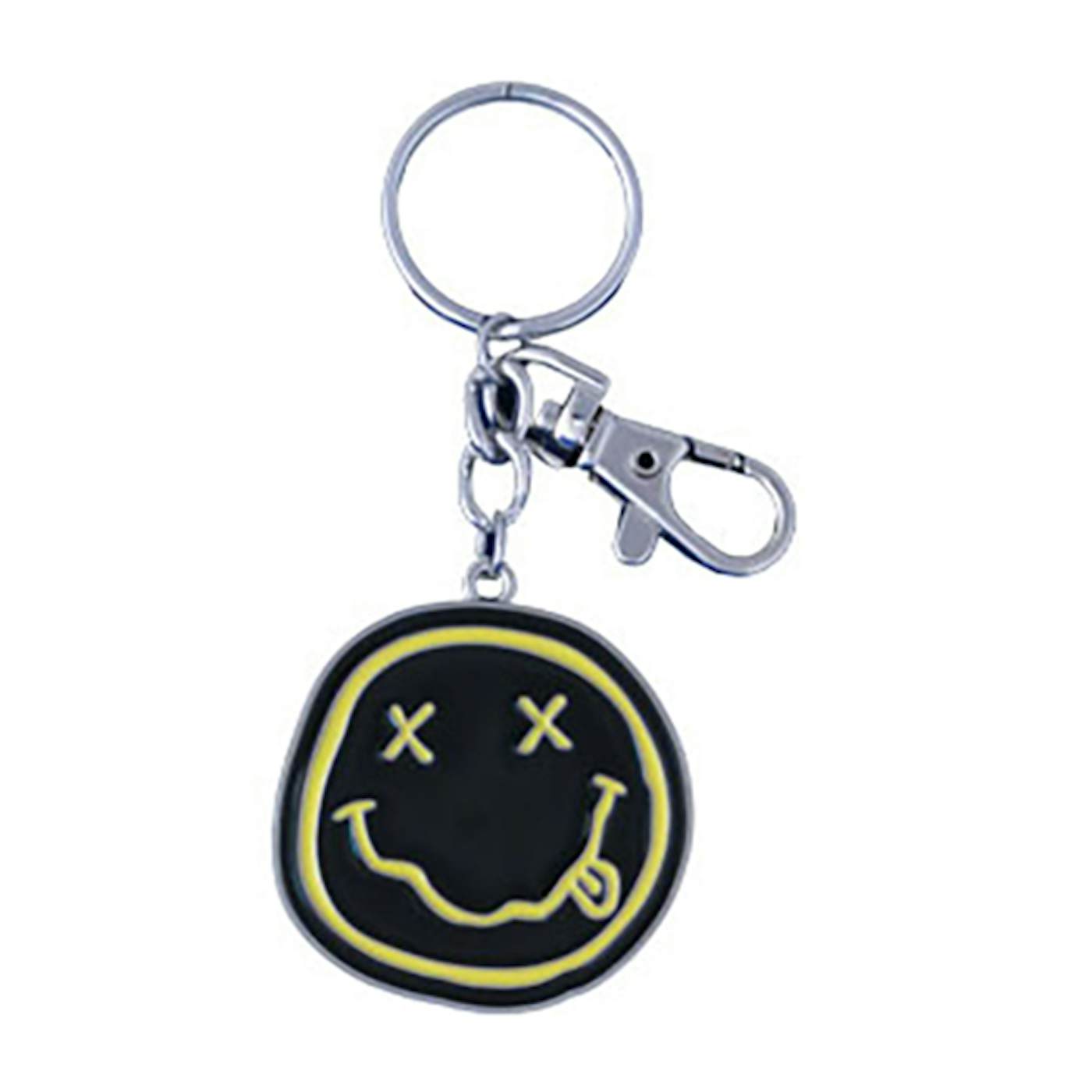 Nirvana "Smiley Face" Keychain