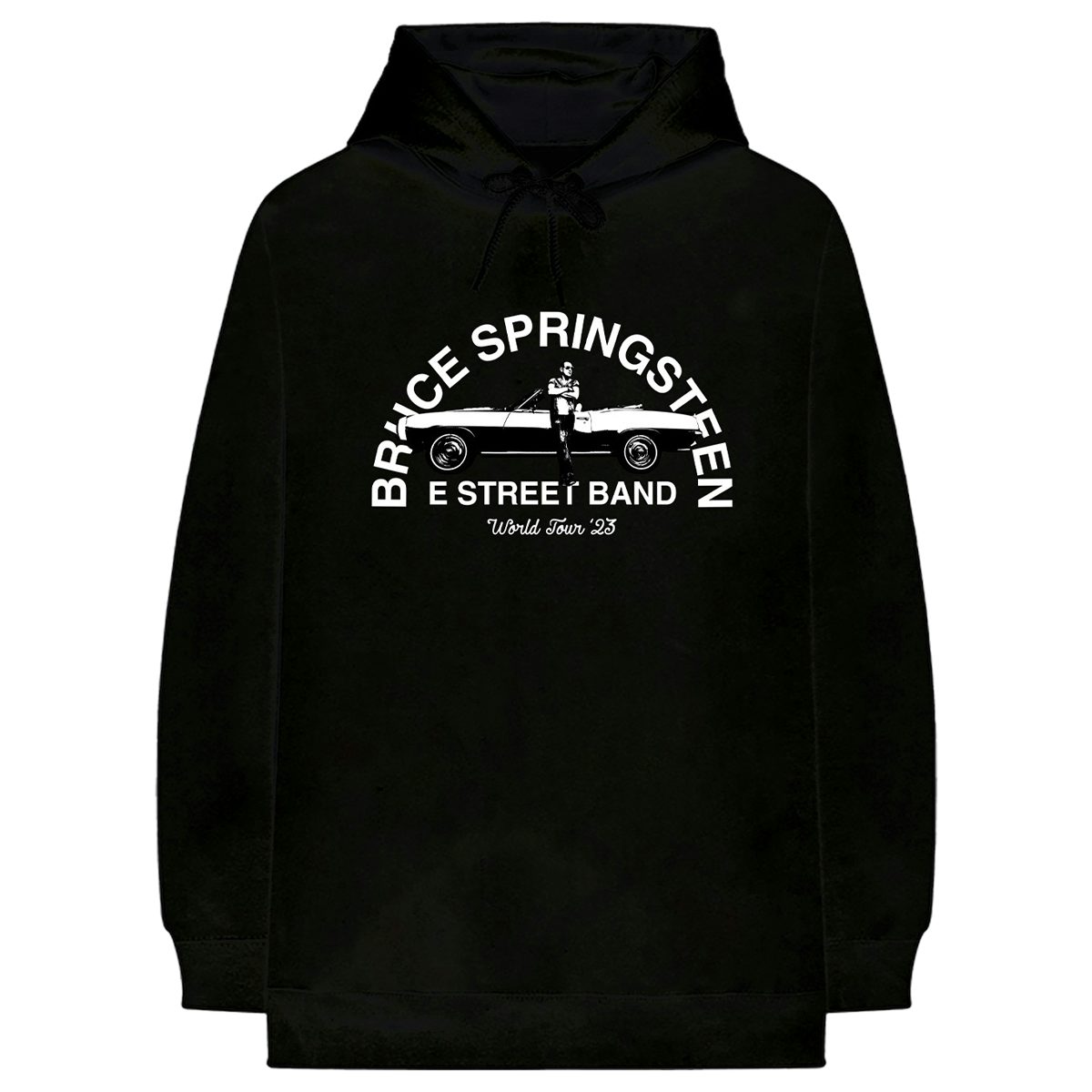 Bruce Springsteen and the E Street Band 2023 World Tour Black Hoodie