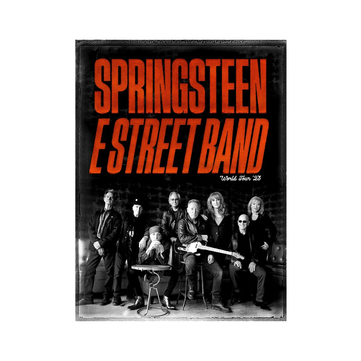 Bruce Springsteen Springsteen and E Street Band World Tour 2023 Poster