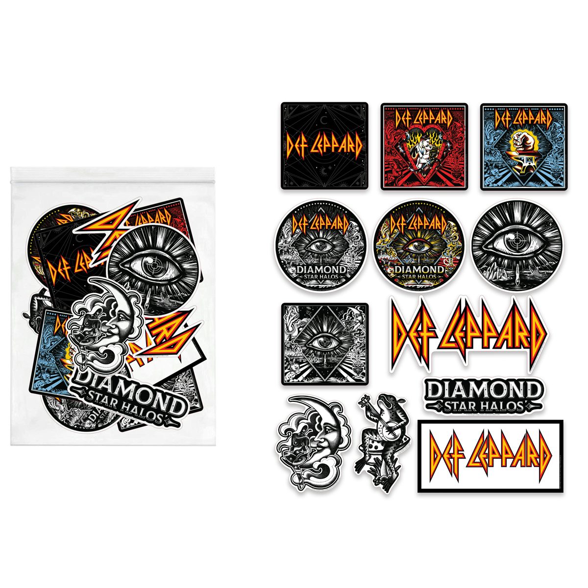 Def Leppard Exclusive Sticker Set