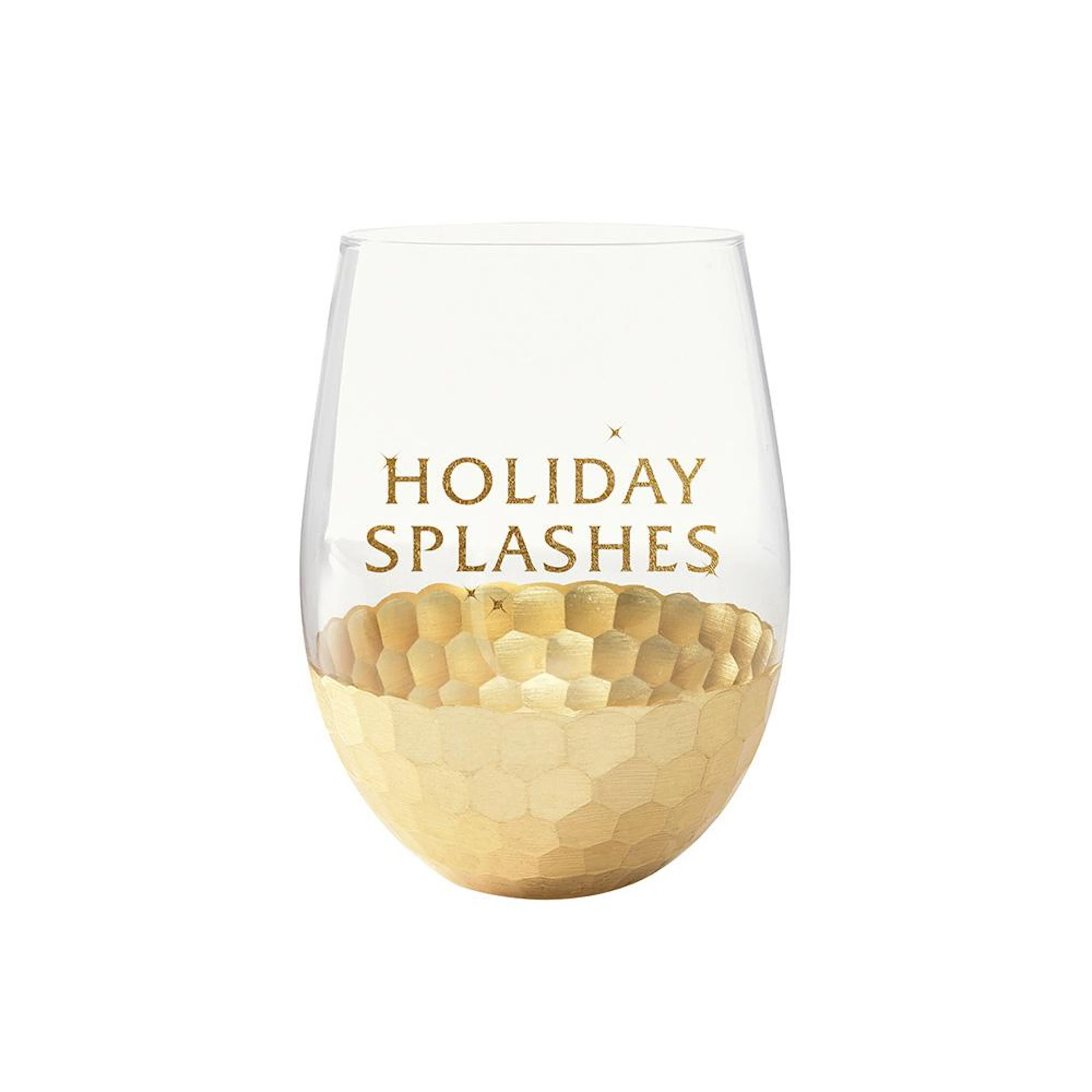 Mariah Carey Holiday Splashes Wine Glass