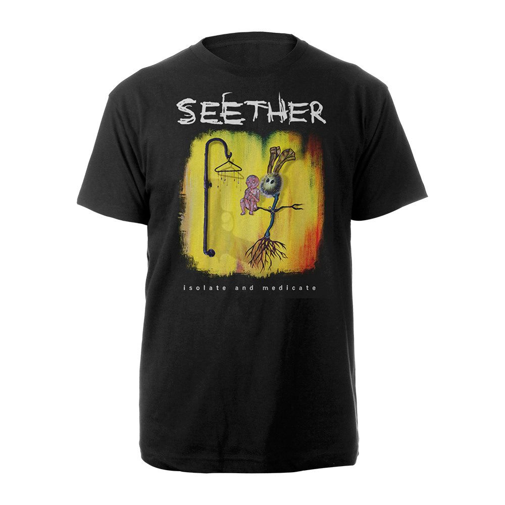 Seether Isolate and Medicate Album Cover T-shirt