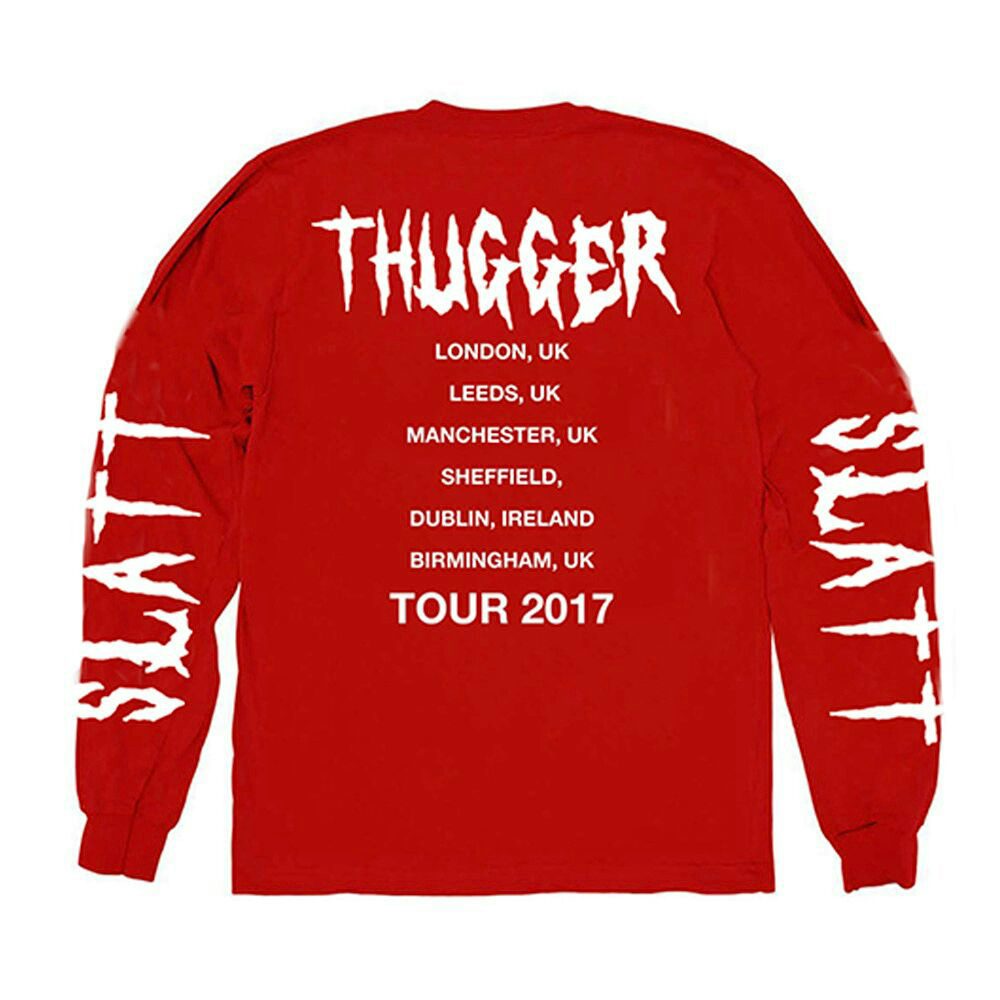 Young Thug Thugger Skull Red Long Sleeve T-Shirt