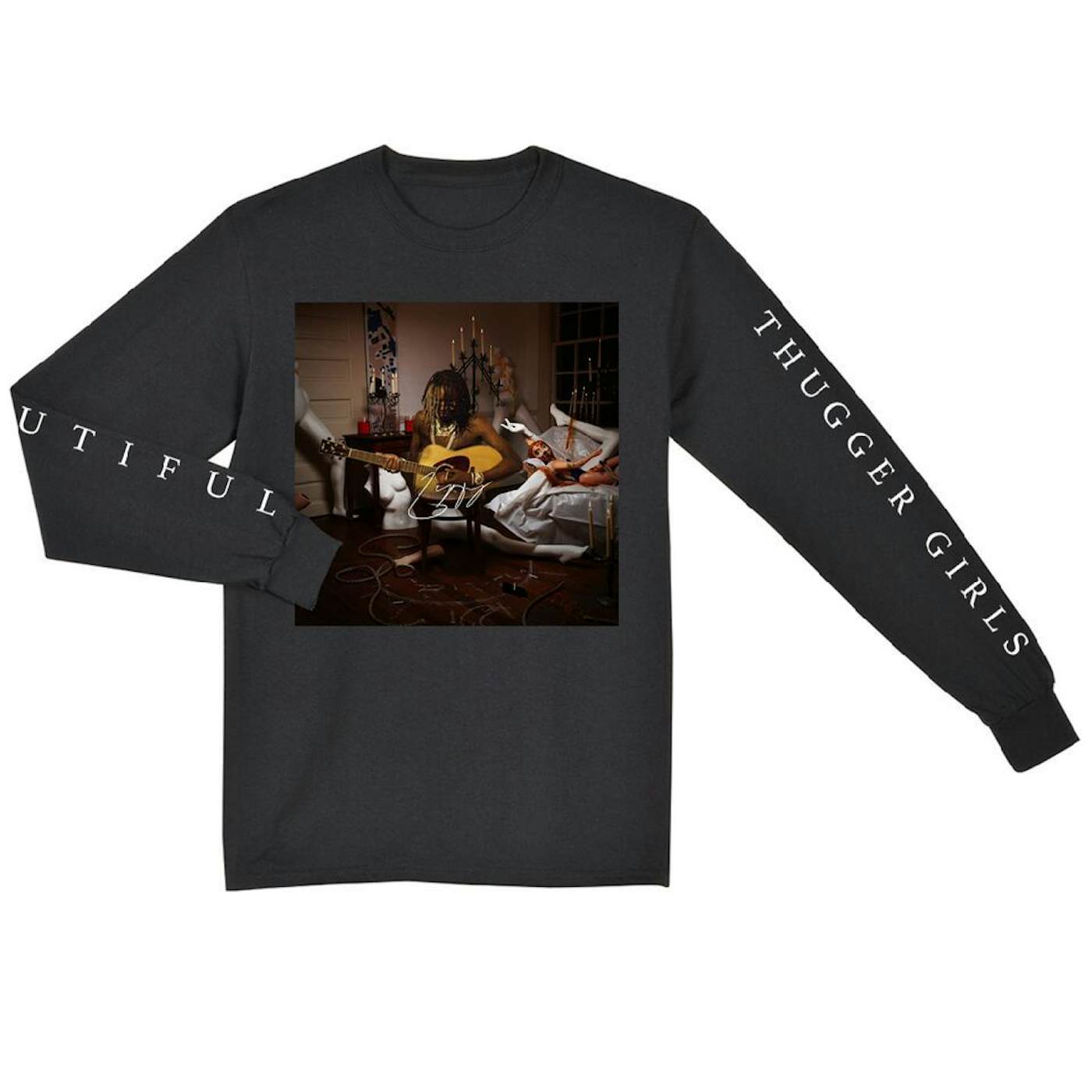 Young Thug Beautiful Thugger Girls Longsleeve T-Shirt