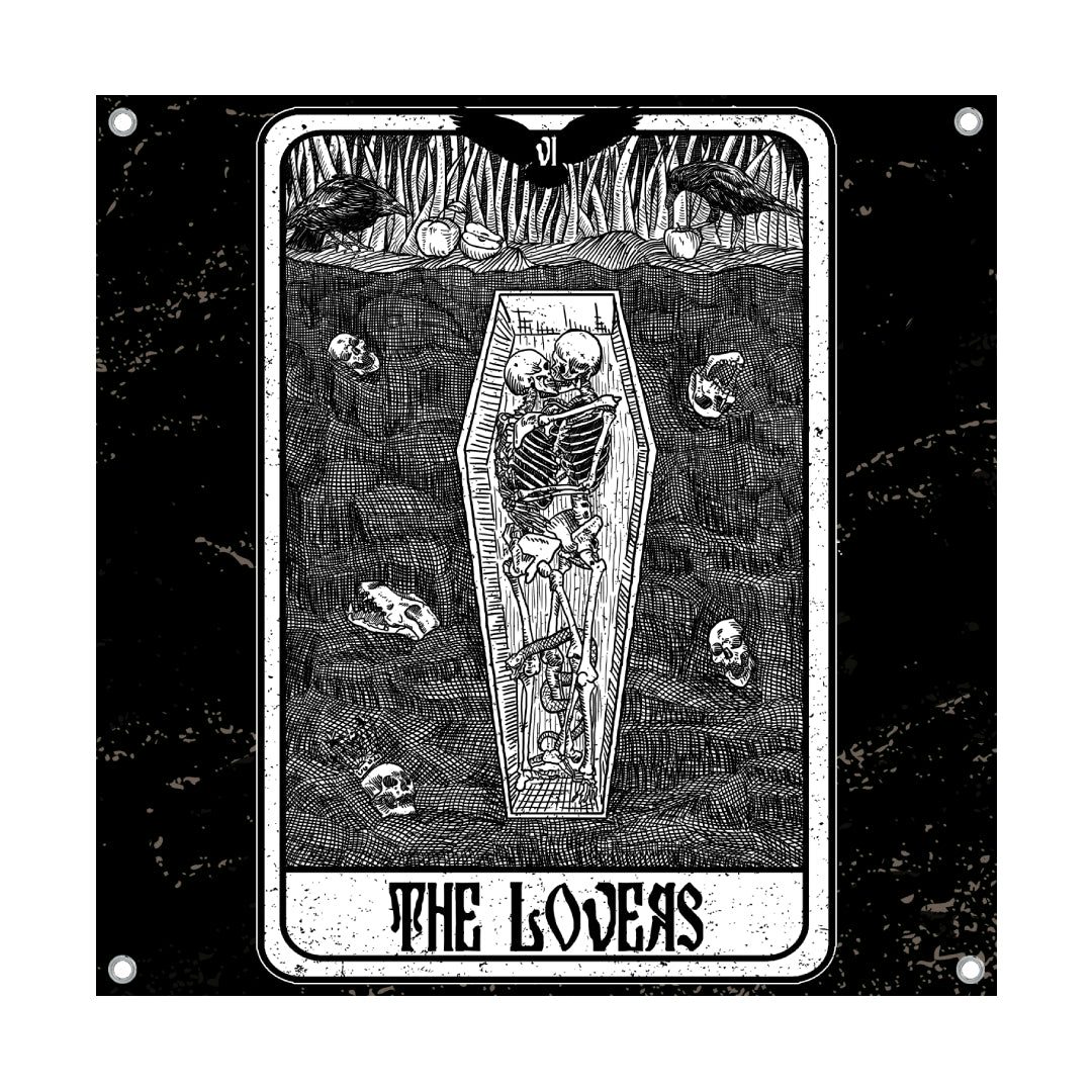 Ten Thousand Crows The Lovers Wall Flag