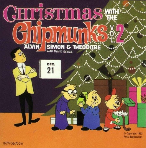 CHRISTMAS WITH THE CHIPMUNKS 2 CD