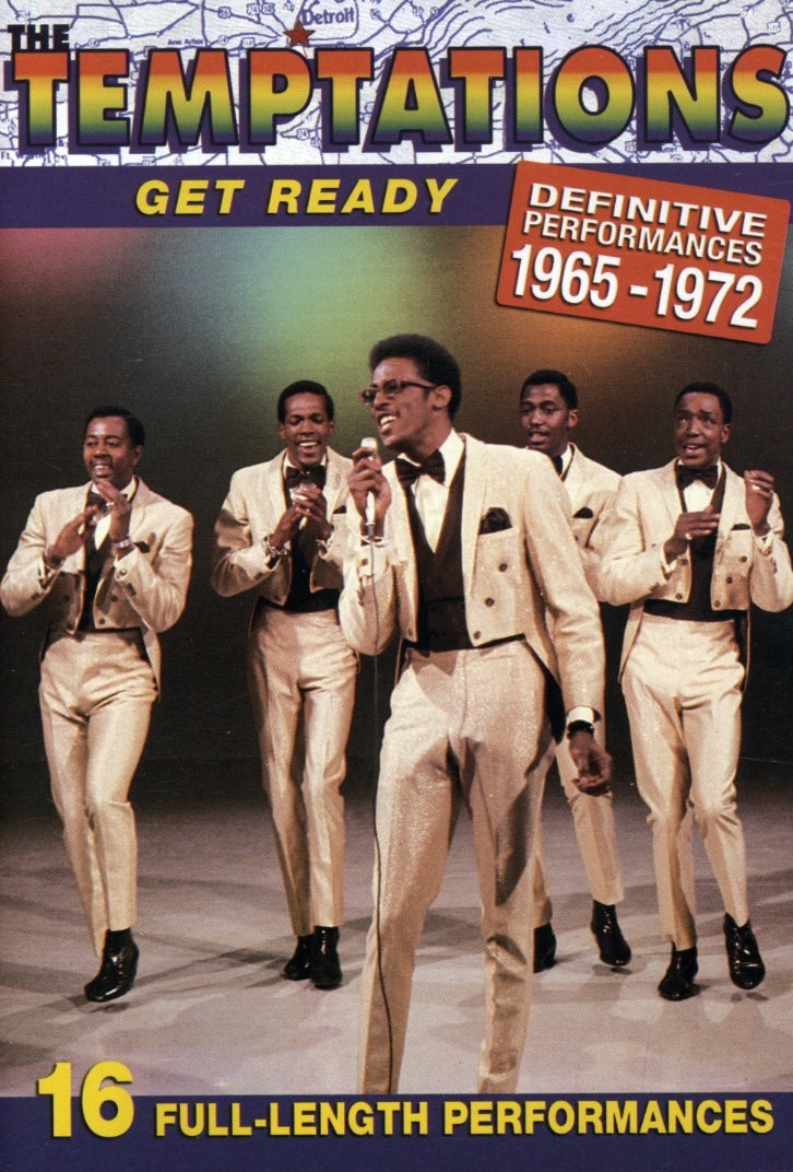 The Temptations GET READY: DEFINITIVE PERFORMANCES 1965-1972 DVD