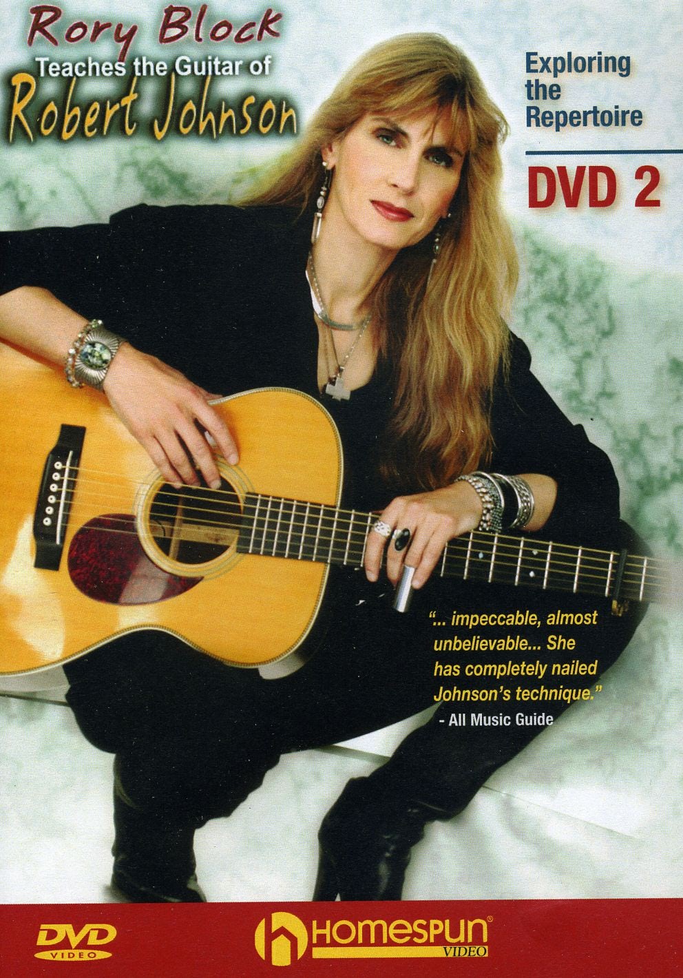 Rory Block TEACHES THE GUITAR OF ROBERT JOHNSON 2 DVD