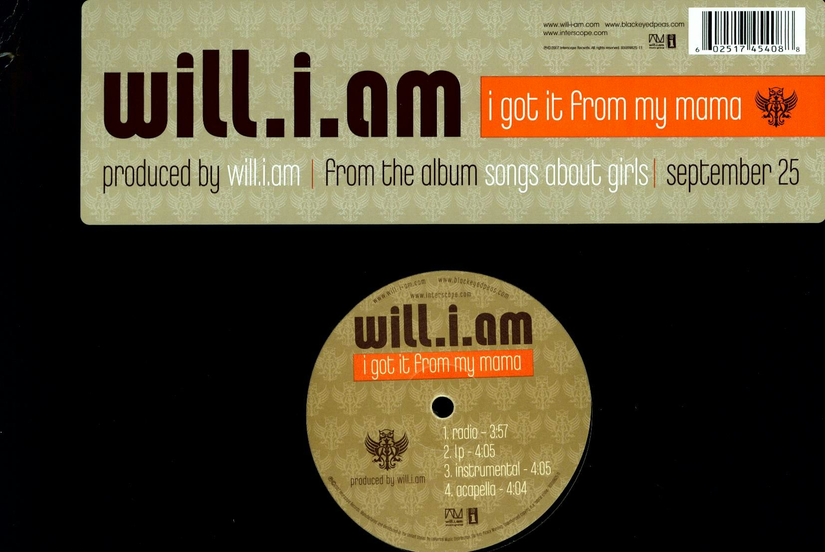 Will.I.Am Shirts, Will.I.Am Merch, Will.I.Am Hoodies, Will.I.Am Vinyl ...