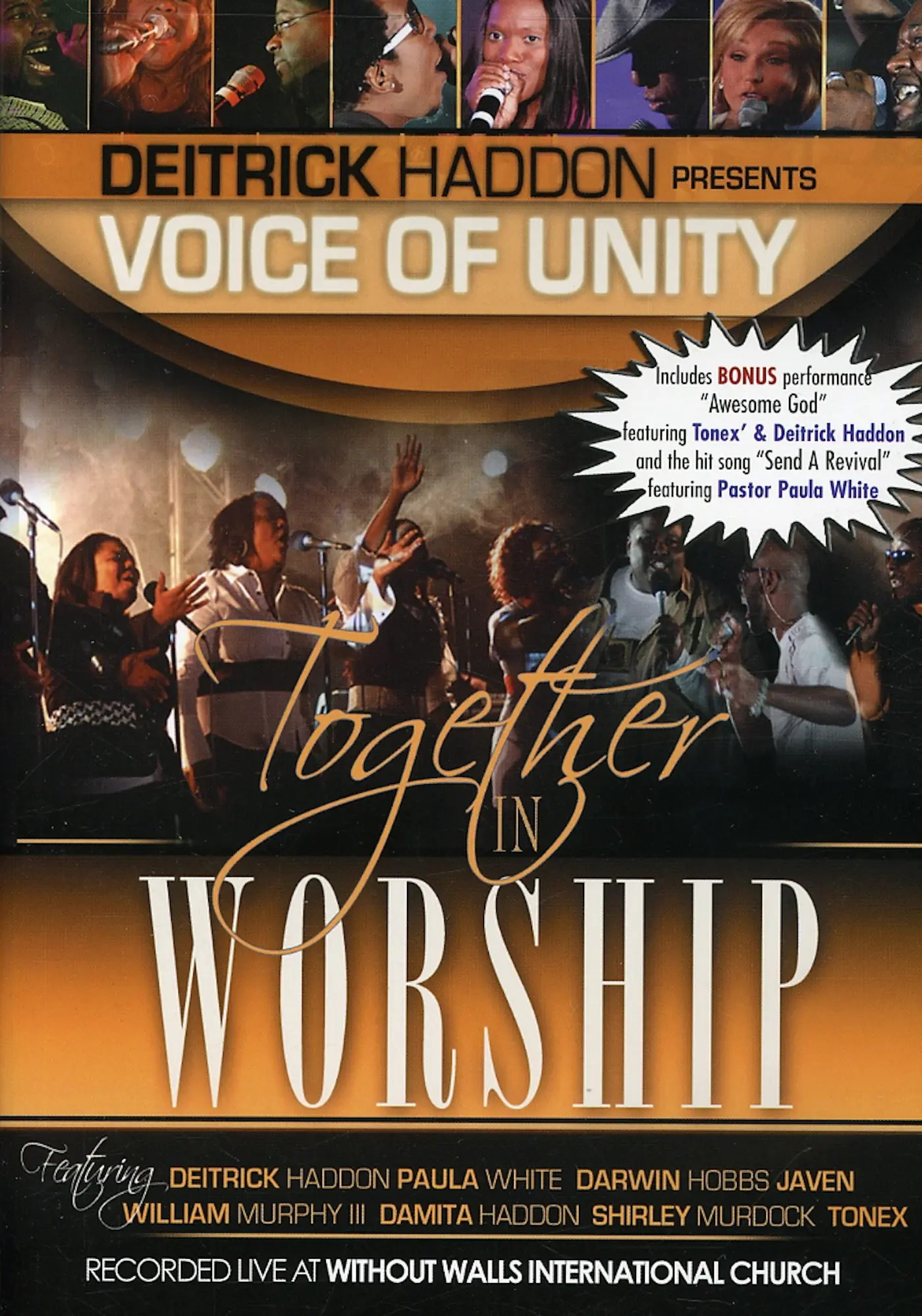 Deitrick Haddon TOGETHER IN WORSHIP DVD