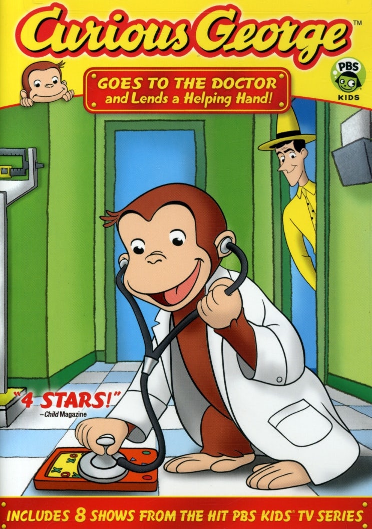 Curious George GOES TO THE DOCTOR & LENDS A HELPING HAND DVD