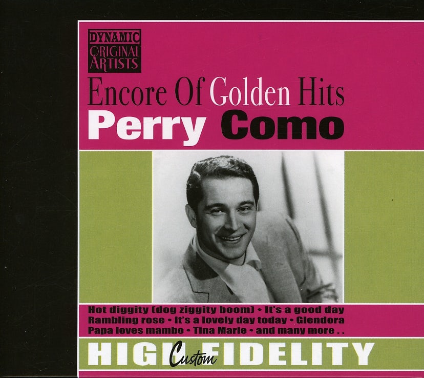 Perry Como ENCORE OF GOLDEN HITS CD