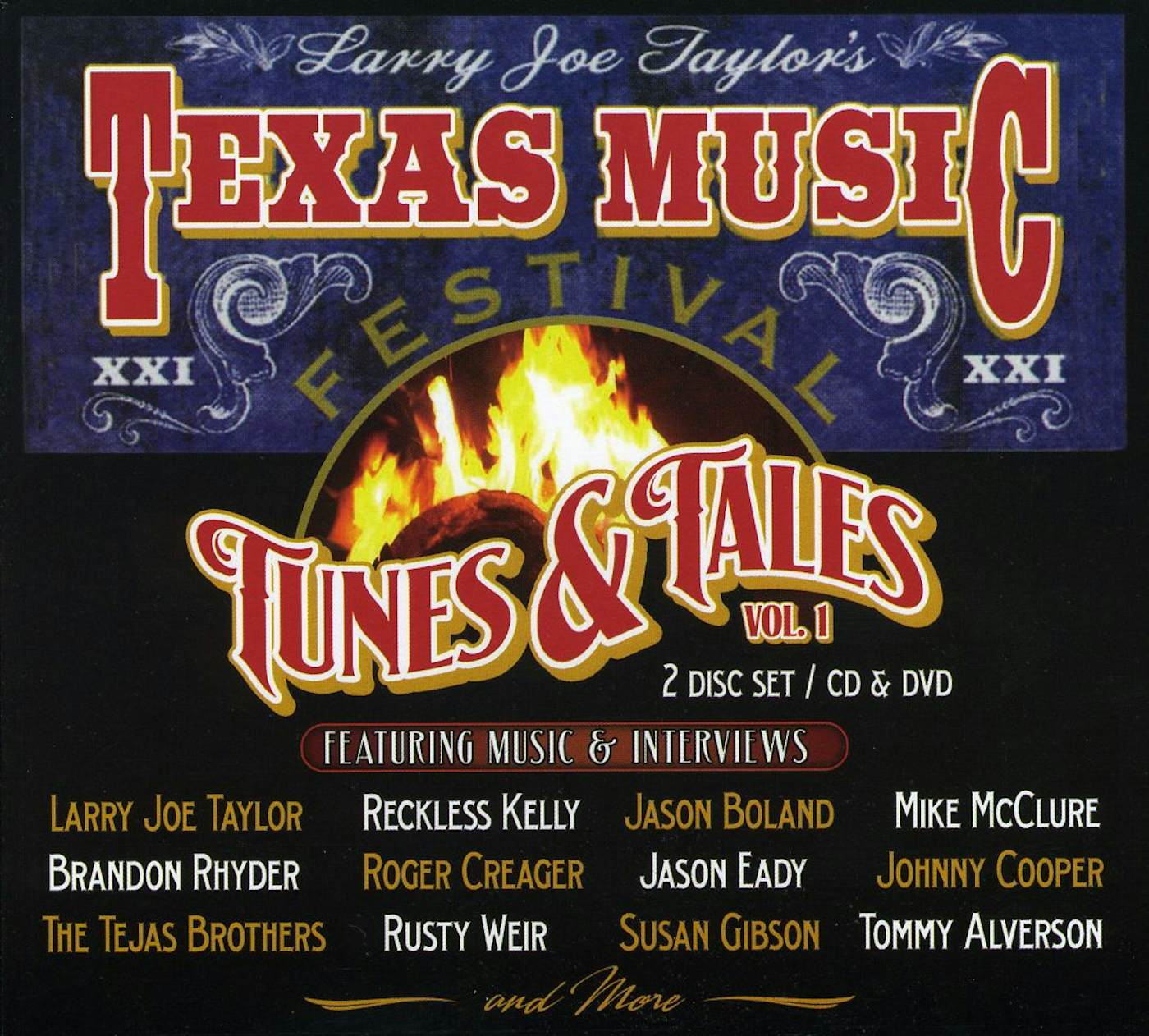 Larry Joe Taylor TEXAS MUSIC FESTIVAL 21: TUNES & TALES 1 CD