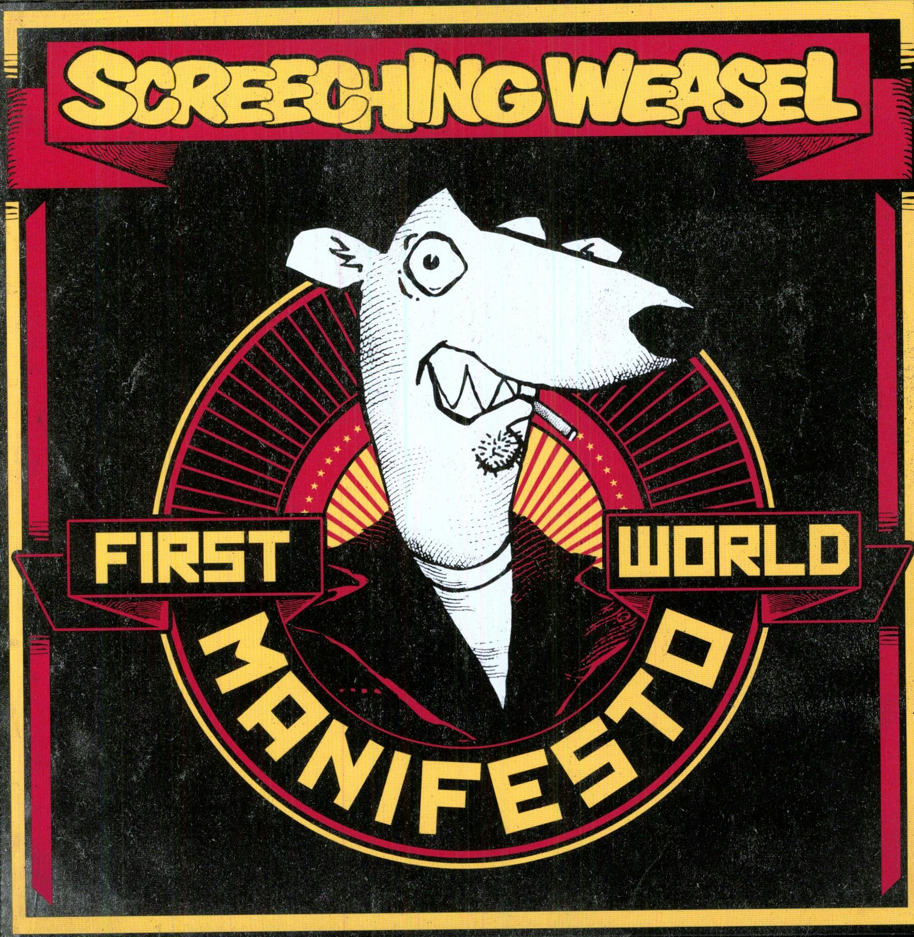 Screeching Weasel FIRST WORLD MANIFESTO Vinyl Record