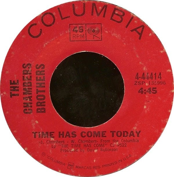 Chamber Brothers TIME HAS COME TODAY Vinyl Record