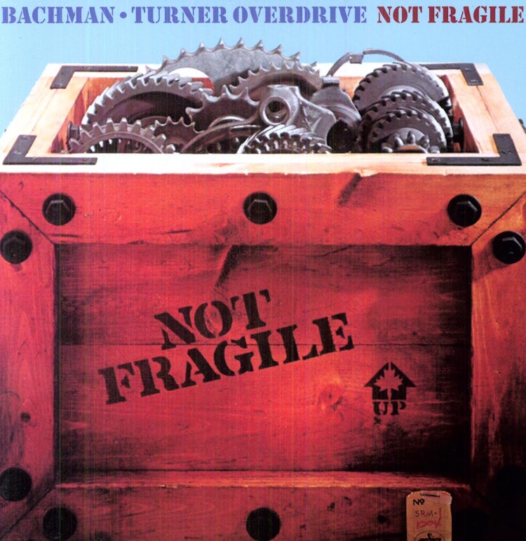 Bto ( Bachman-Turner Overdrive ) NOT FRAGILE Vinyl Record