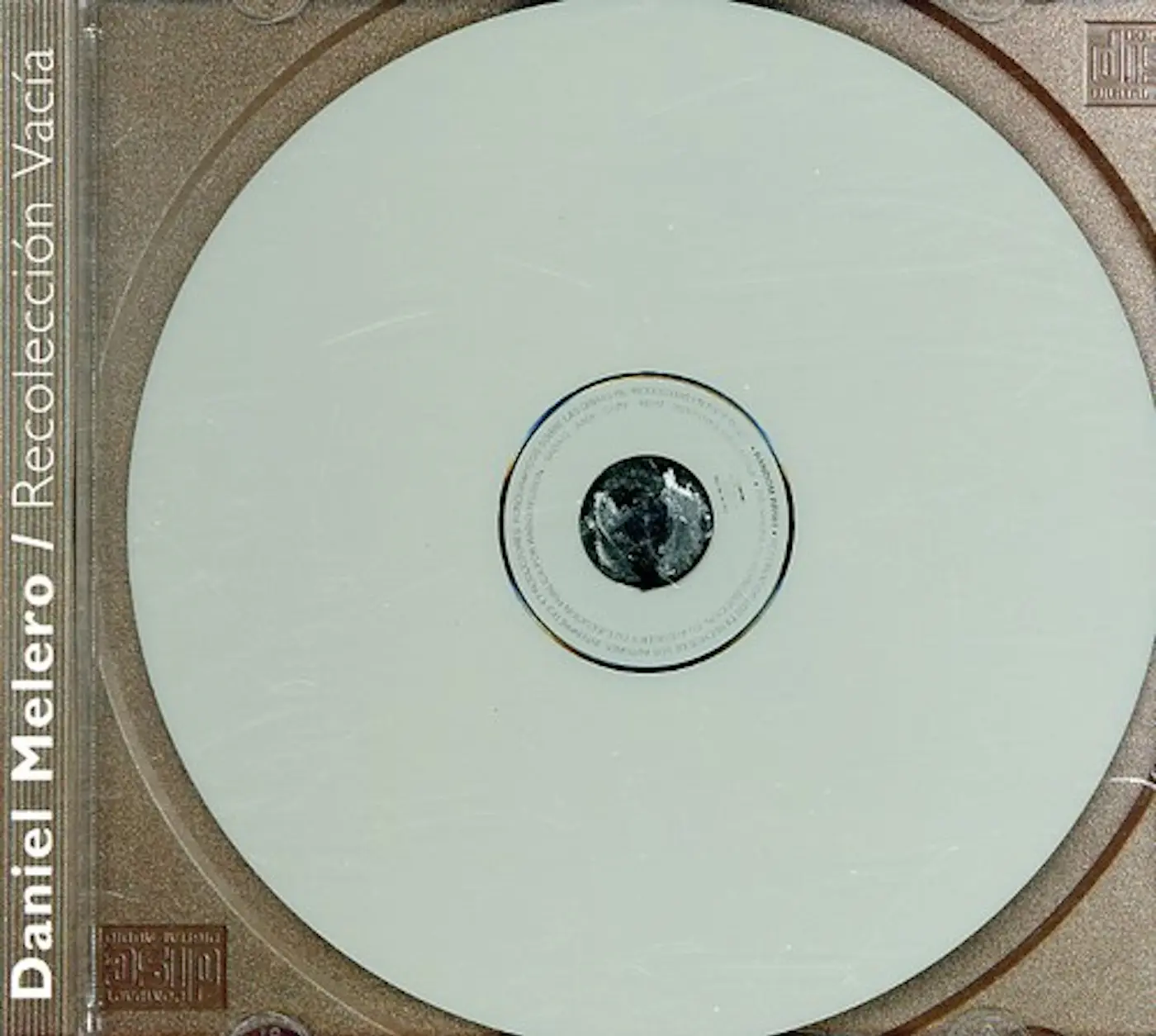 Daniel Melero RECOLECCION VACIA CD