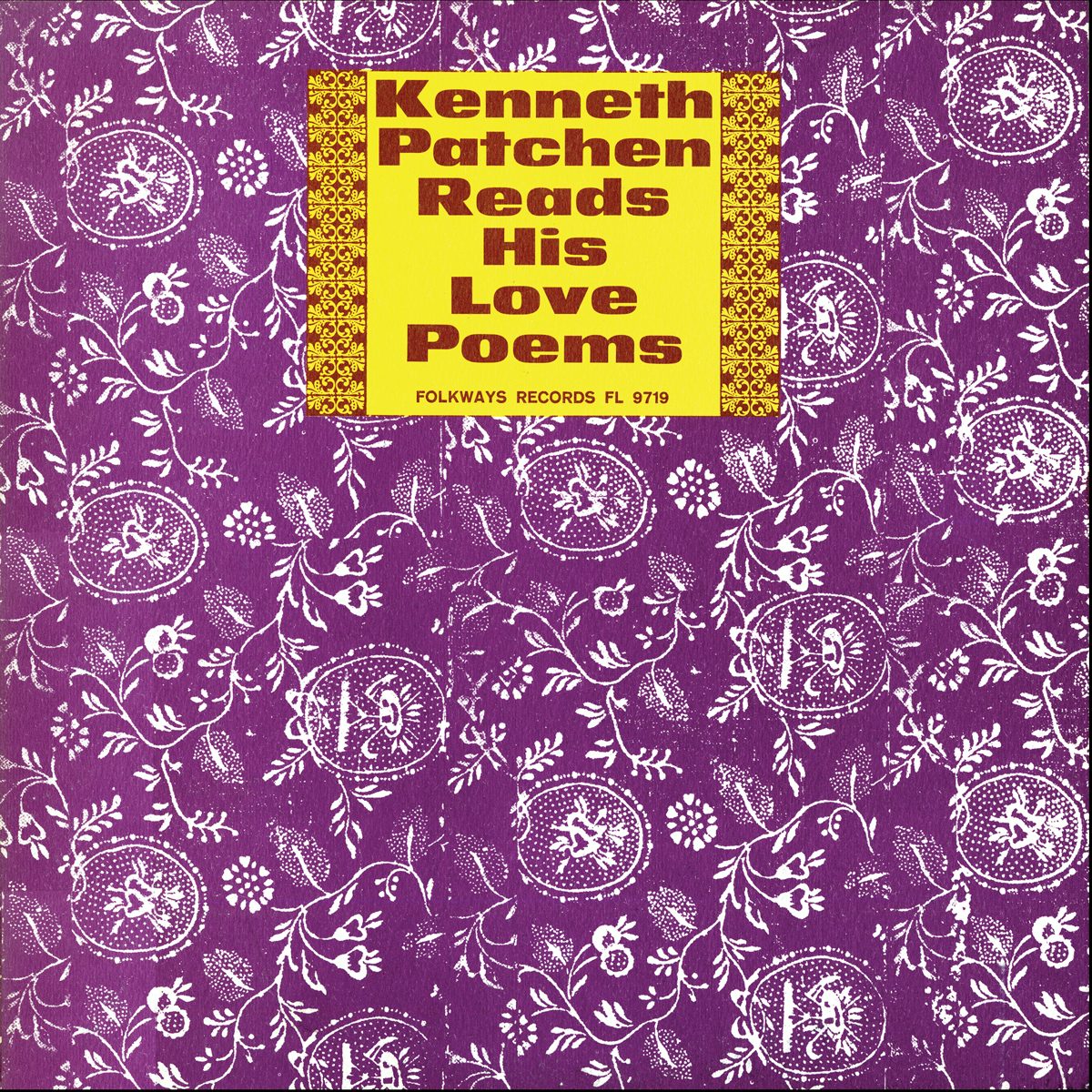 Kenneth Patchen READS HIS LOVE POEMS CD