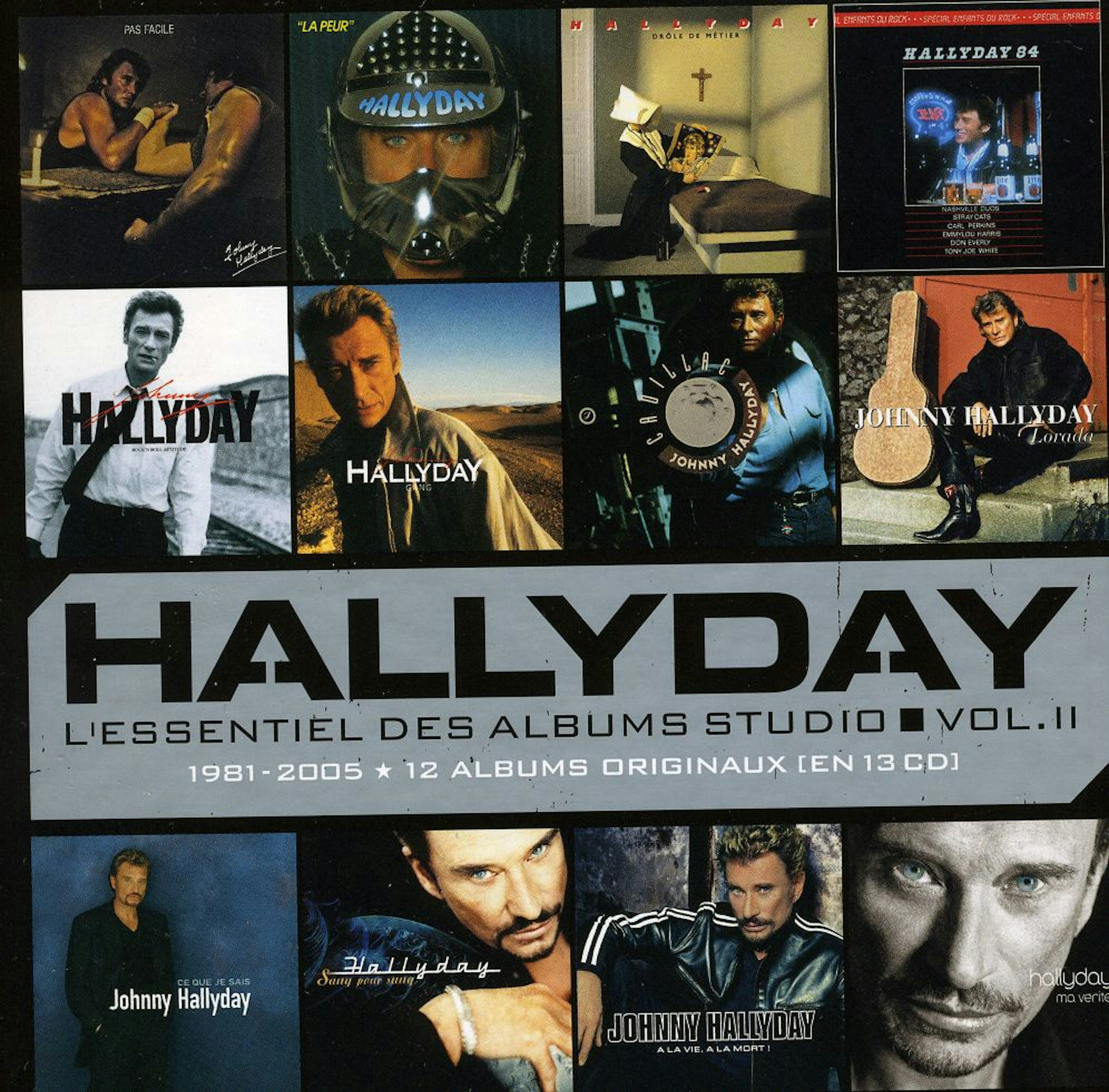 Johnny Hallyday L'ESSENTIEL DES ALBUMS STUDIO 2 CD