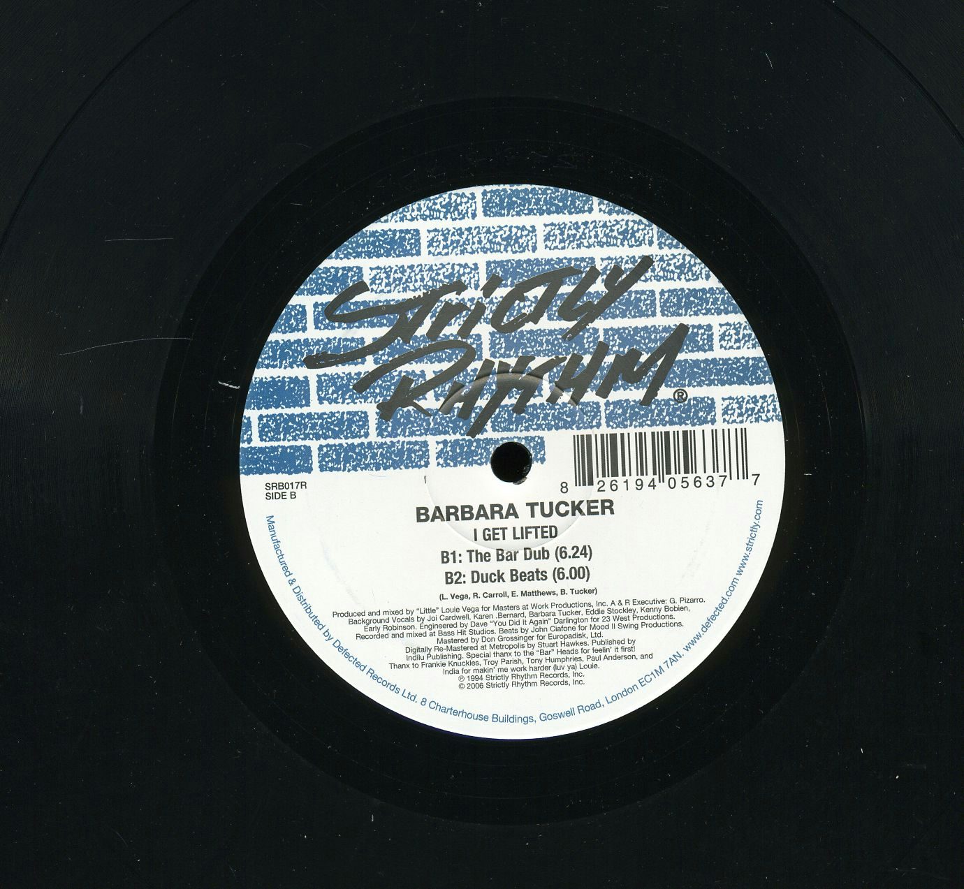 Barbara Tucker I GET LIFTED Vinyl Record