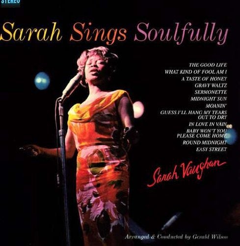 Sarah Vaughan SARAH SINGS SOULFULLY Vinyl Record