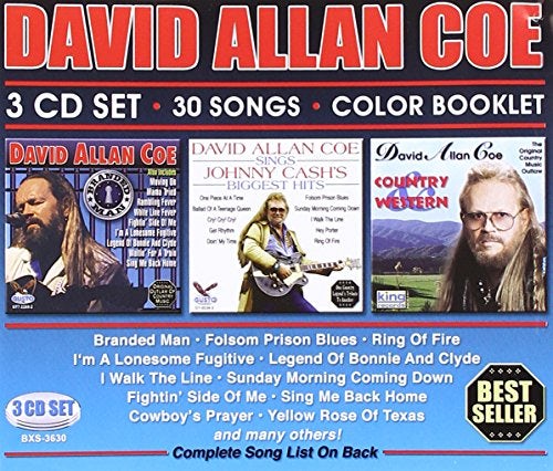David Allan Coe 30 SONGS CD