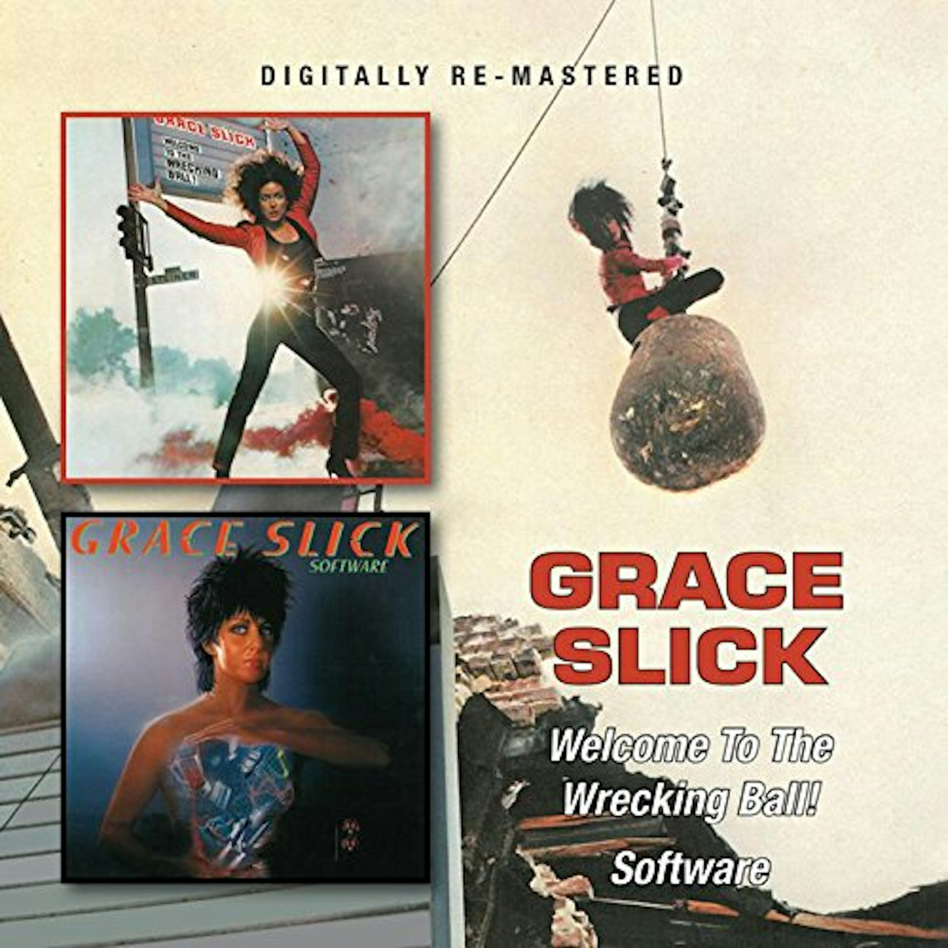 Grace Slick WELCOME TO THE WRECKING BALL / SOFTWARE CD