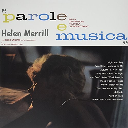 Helen Merrill PAROLE E MUSICA Vinyl Record