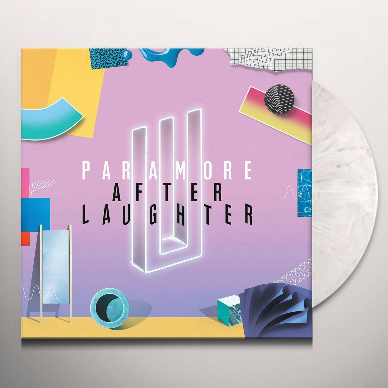 Paramore After Laughter - Limited Edition White Marbled Colored Vinyl ...