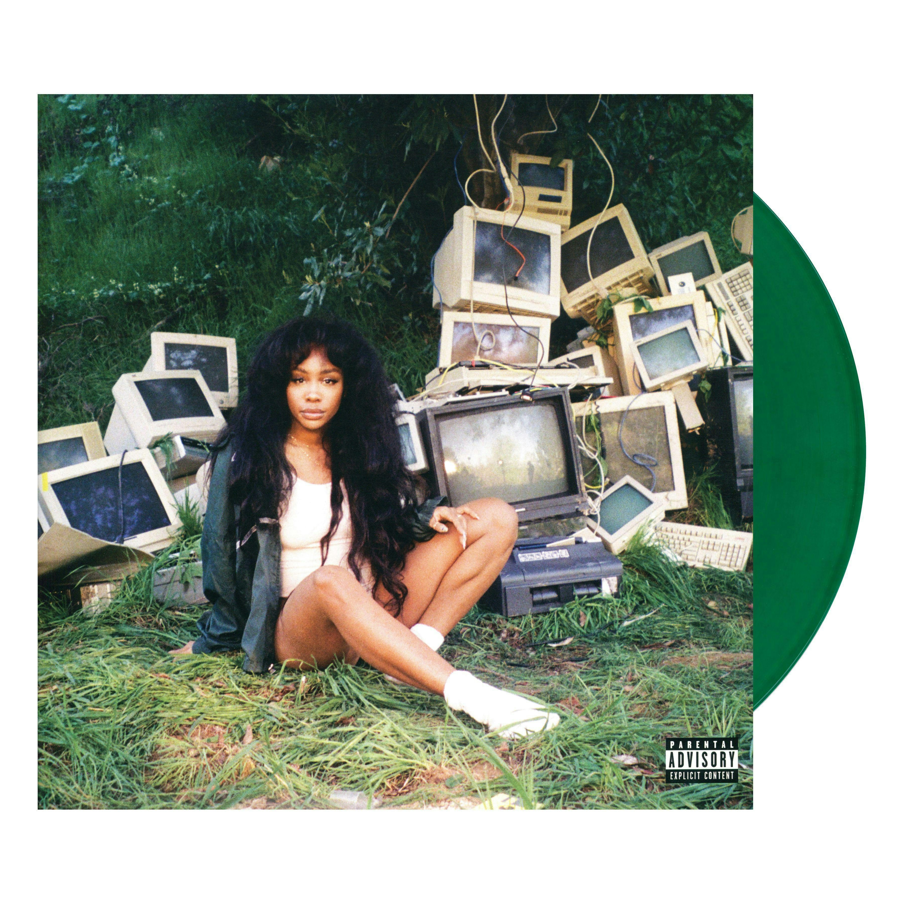 SZA CTRL - Limited Edition Gatefold Green Colored Double Vinyl Record