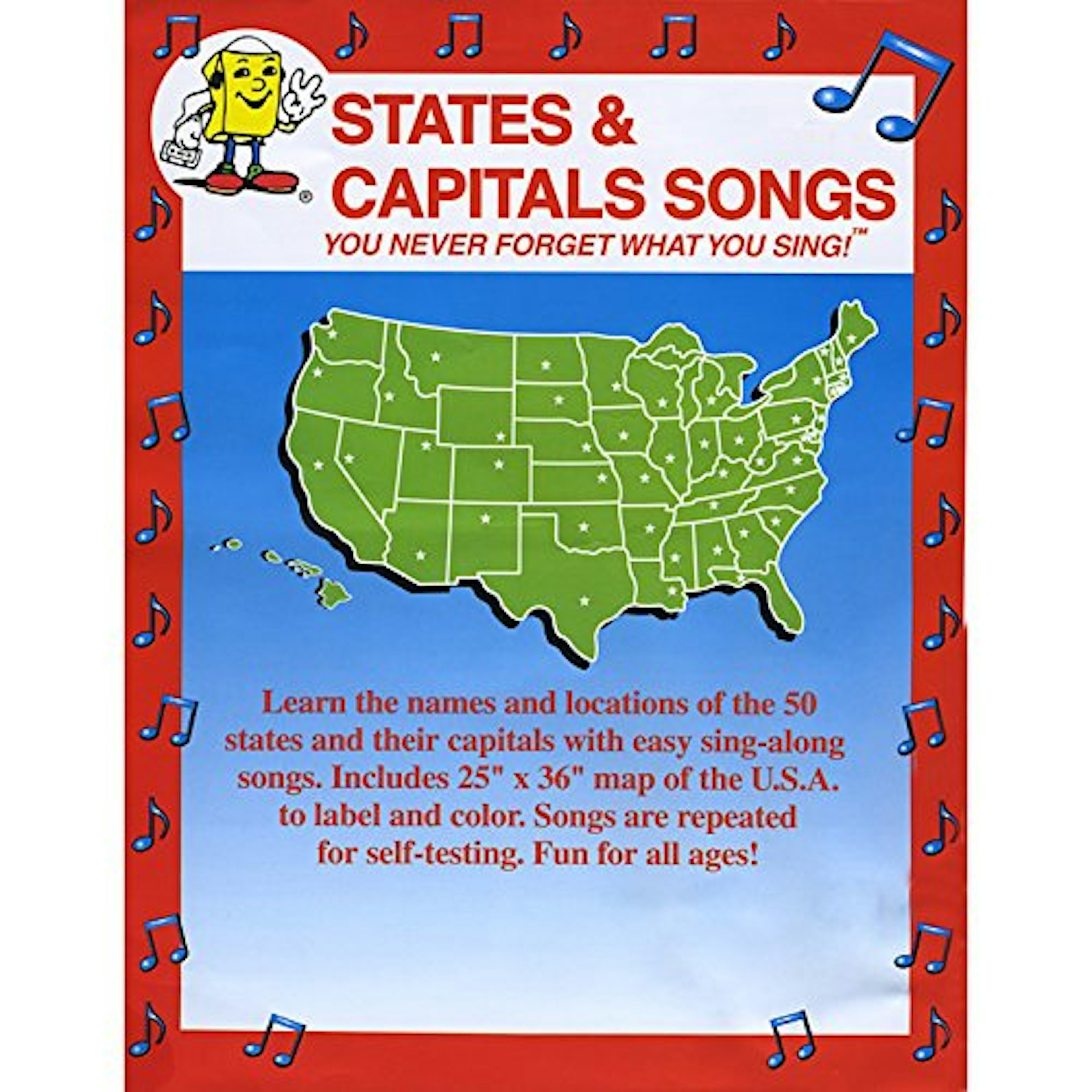 Kathy Troxel STATES & CAPITALS SONGS CD
