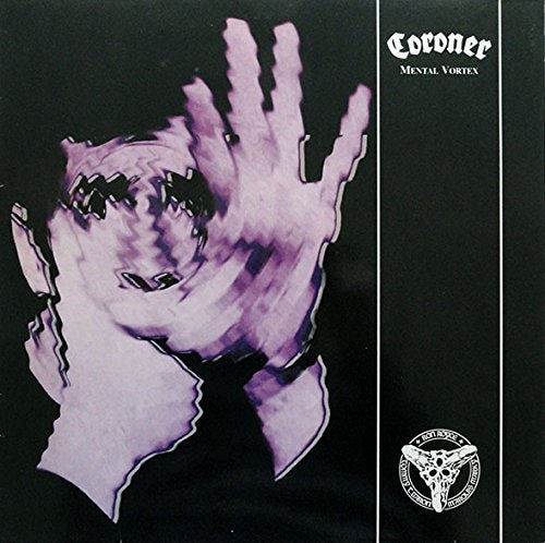 Coroner MENTAL VORTEX - Limited Edition Purple Colored Vinyl Record