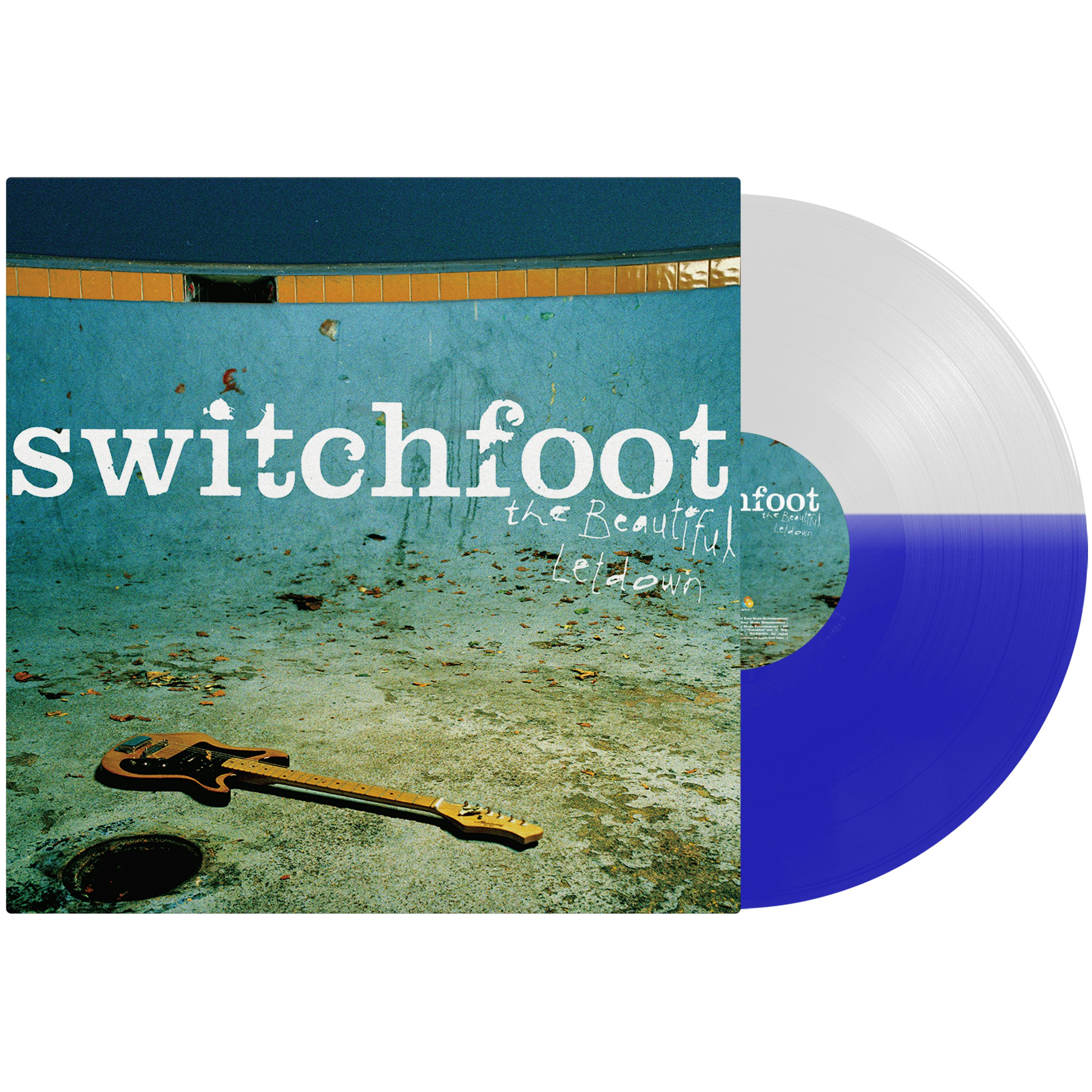 Switchfoot BEAUTIFUL LETDOWN (HALF BLUE / HALF CLEAR) Vinyl Record
