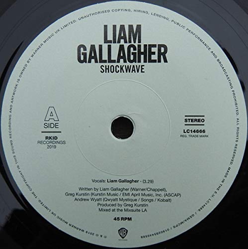 Liam Gallagher SHOCKWAVE Vinyl Record