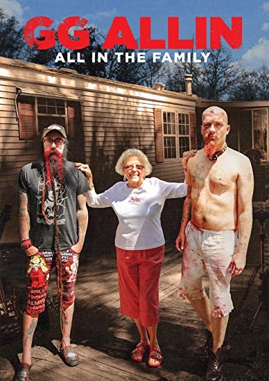 GG Allin ALL IN THE FAMILY DVD