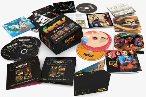 Focus 50 YEARS ANTHOLOGY 1970-1976 (9CD+2DVD PAL REG 0) CD