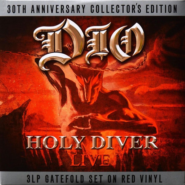 Dio HOLY DIVER LIVE (3LP LENTICULAR LTD ED) Vinyl Record