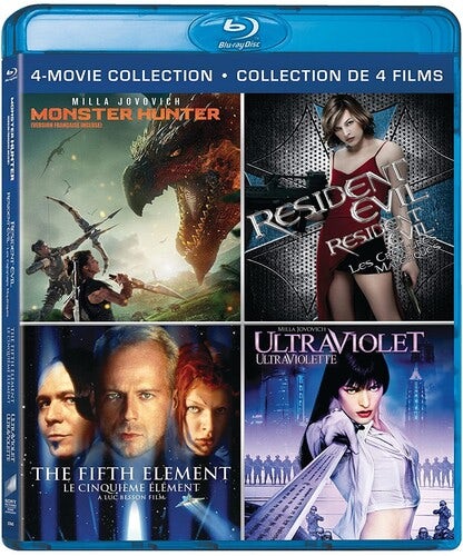 FIFTH ELEMENT / MONSTER HUNTER / RESIDENT EVIL Blu-ray
