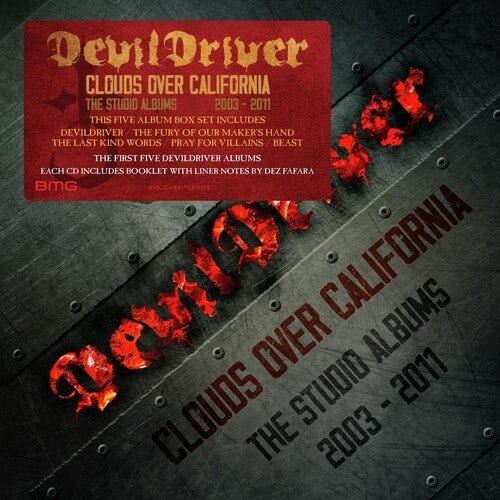 DevilDriver CLOUDS OVER CALIFORNIA: THE STUDIO ALBUMS 2003 - 2011 (5CD) CD