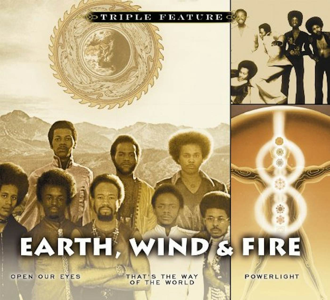 Earth, Wind & Fire TRIPLE FEATURE (SOFTPACK) CD