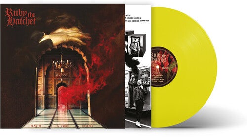 Ruby the Hatchet FEAR IS A CRUEL MASTER - SUN YELLOW Vinyl Record