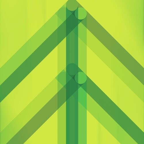 El Ten Eleven Every Direction Is North Green Glass Vinyl Record