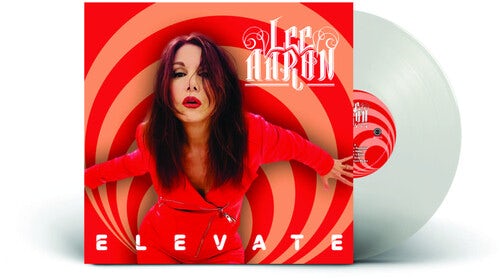 Lee Aaron ELEVATE - CLEAR BLACK MARBLED Vinyl Record