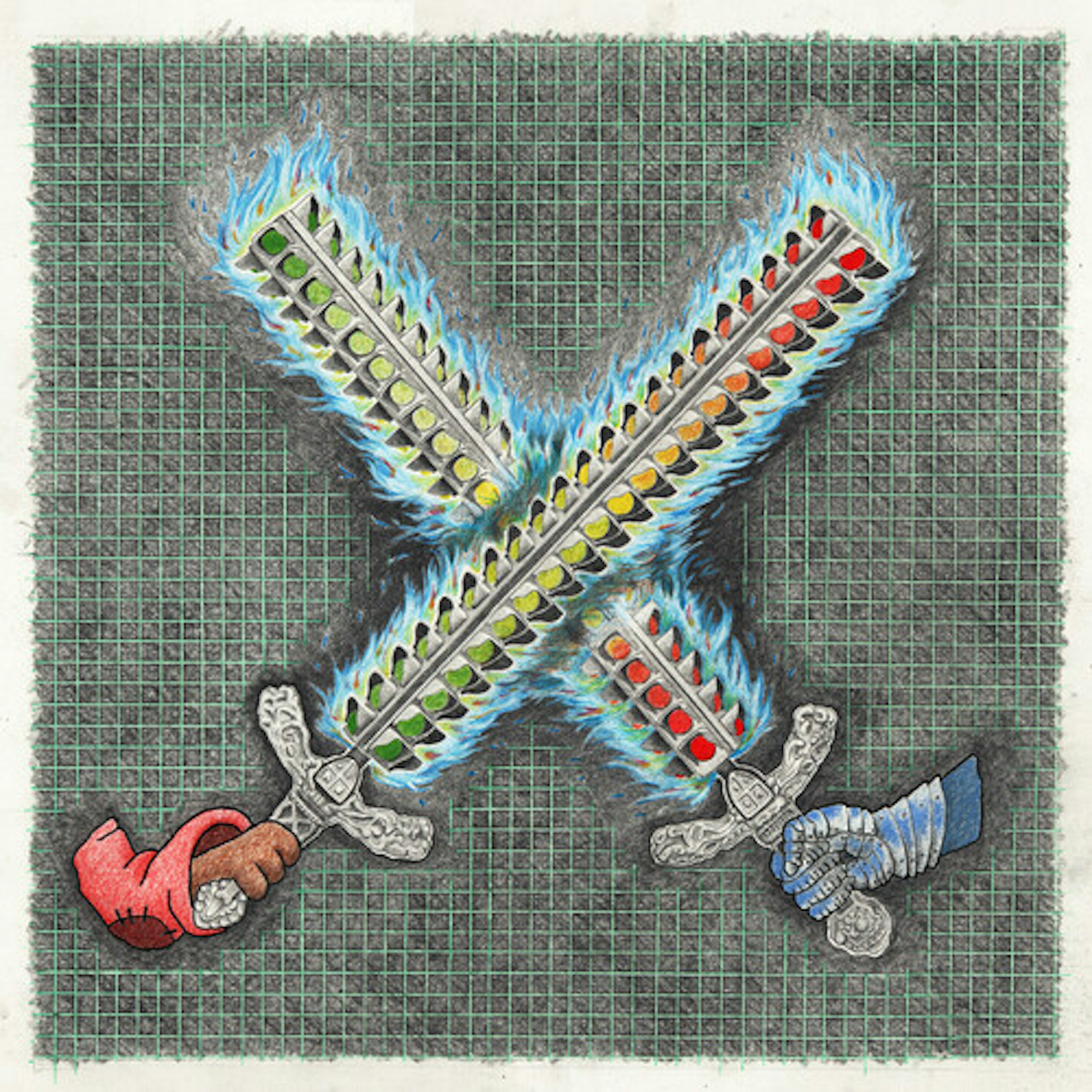 Fievel Is Glauque Flaming Swords Vinyl Record