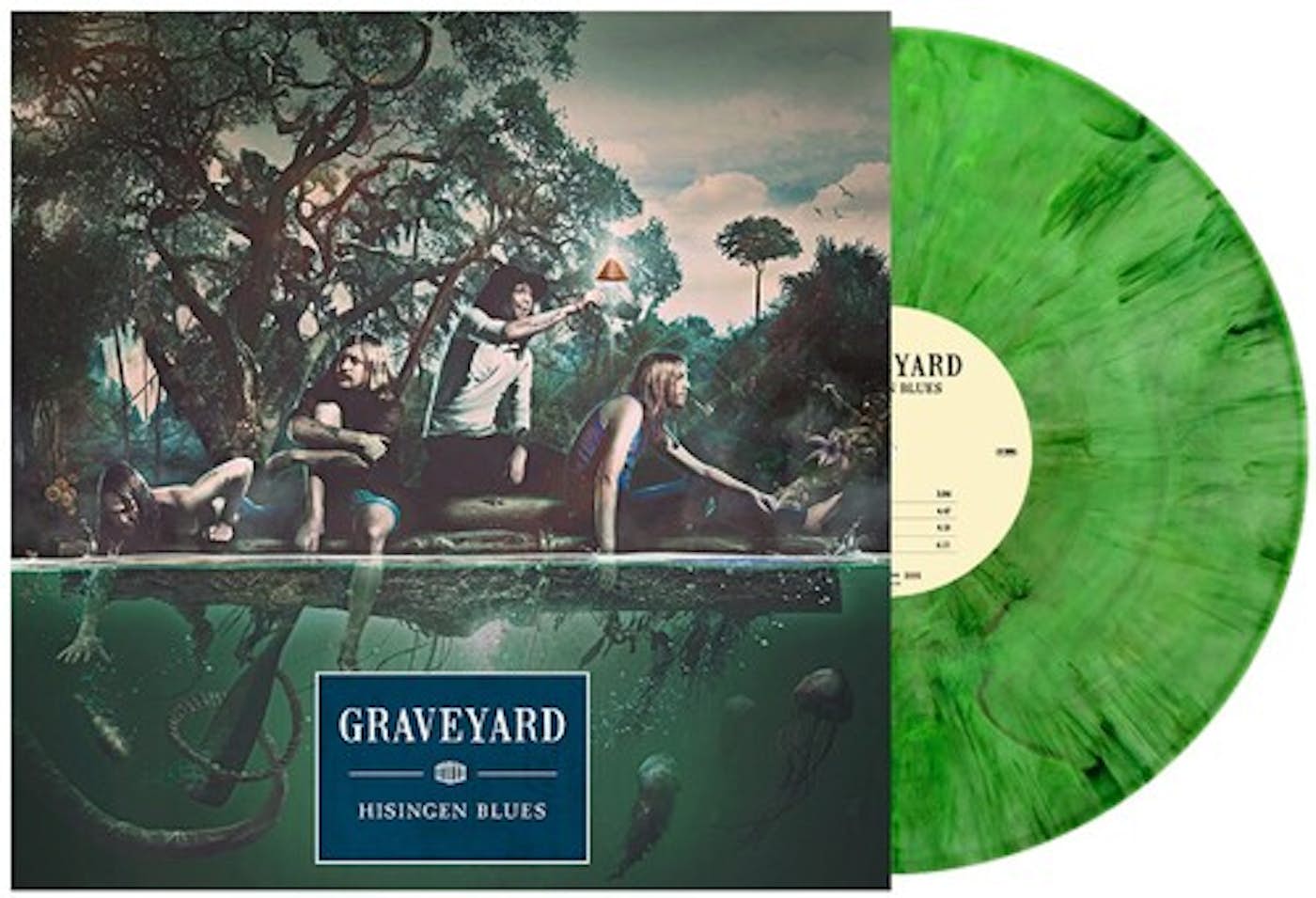 Graveyard HISINGEN BLUES - OPAQUE MARBLE Vinyl Record