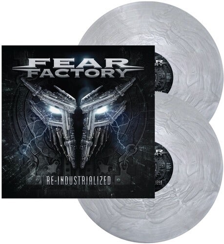 Fear Factory RE-INDUSTRIALIZED - SILVER Vinyl Record