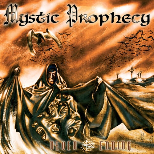 Mystic Prophecy NEVER ENDING - GOLD Vinyl Record