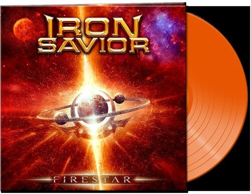 Iron Savior FIRESTAR - ORANGE Vinyl Record